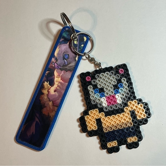 Accessories | Demon Slayer Inosuke Hashibira Keychain Pixel Art Bundle ...